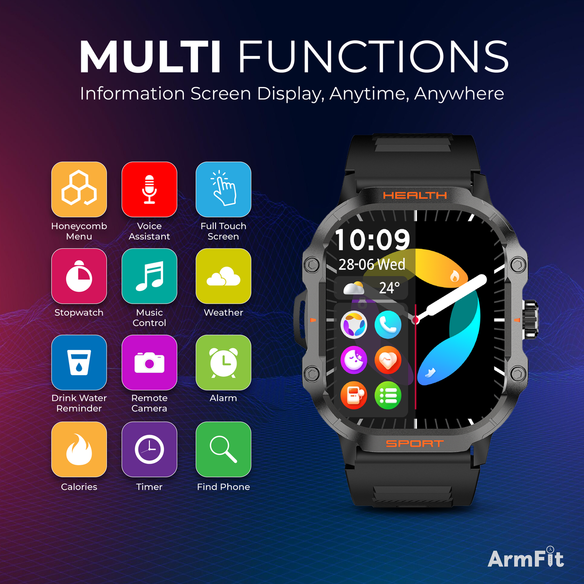 ArmFit HULK2 Smart Watch – ARMFITSTORE