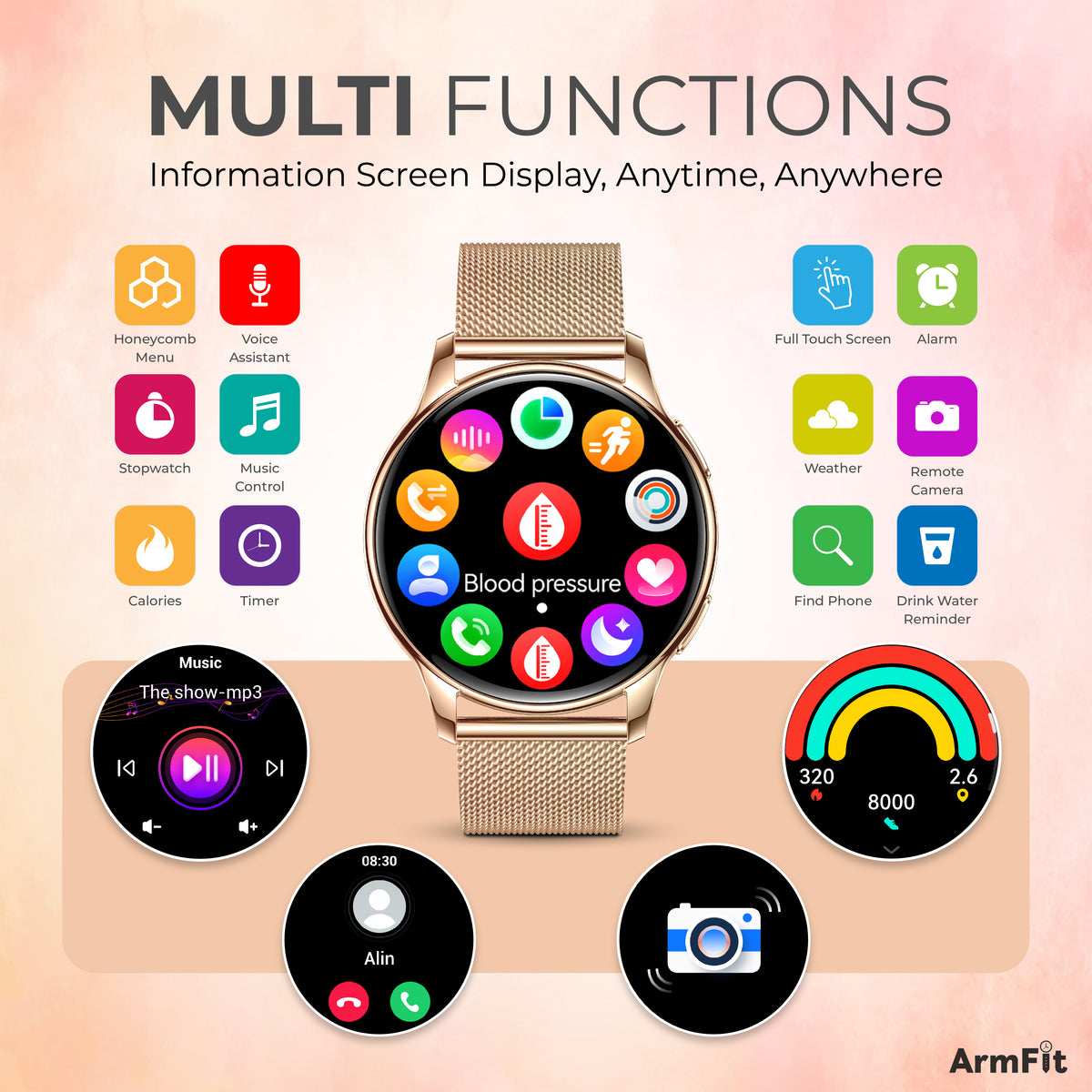 Armfit Queen Smart Watch – ARMFITSTORE